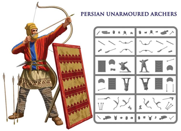 Blot Out The Sun With Victrix’s New Unarmoured Persian Archers ...