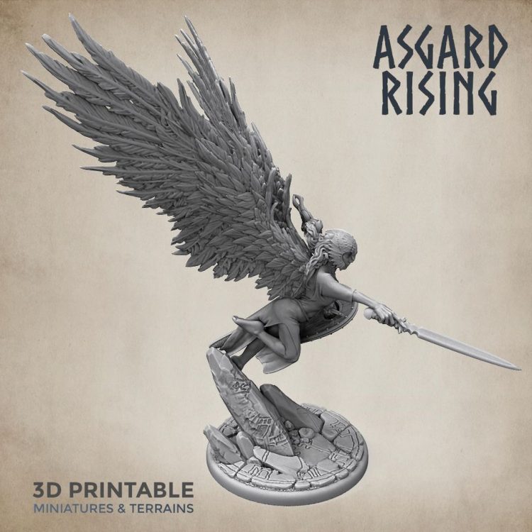 Asgard Rising Call On The Valkyries For 3D Printing Patreon ...