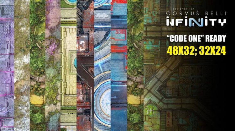 Deep-Cut Studios Release Range Of Infinity: Code One Battle Mats ...