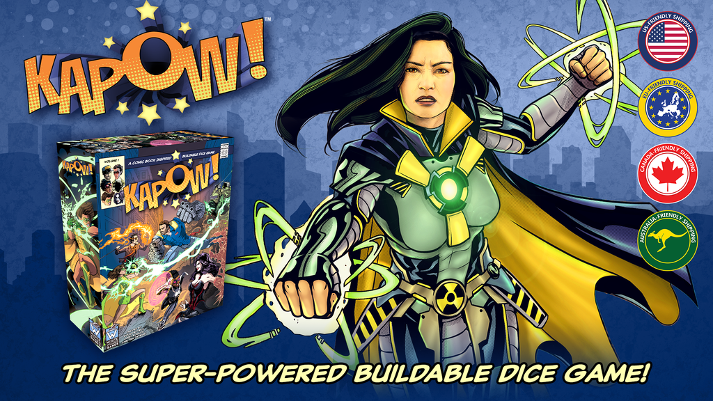 KAPOW! The fast & furious super-powered buildable dice game ...