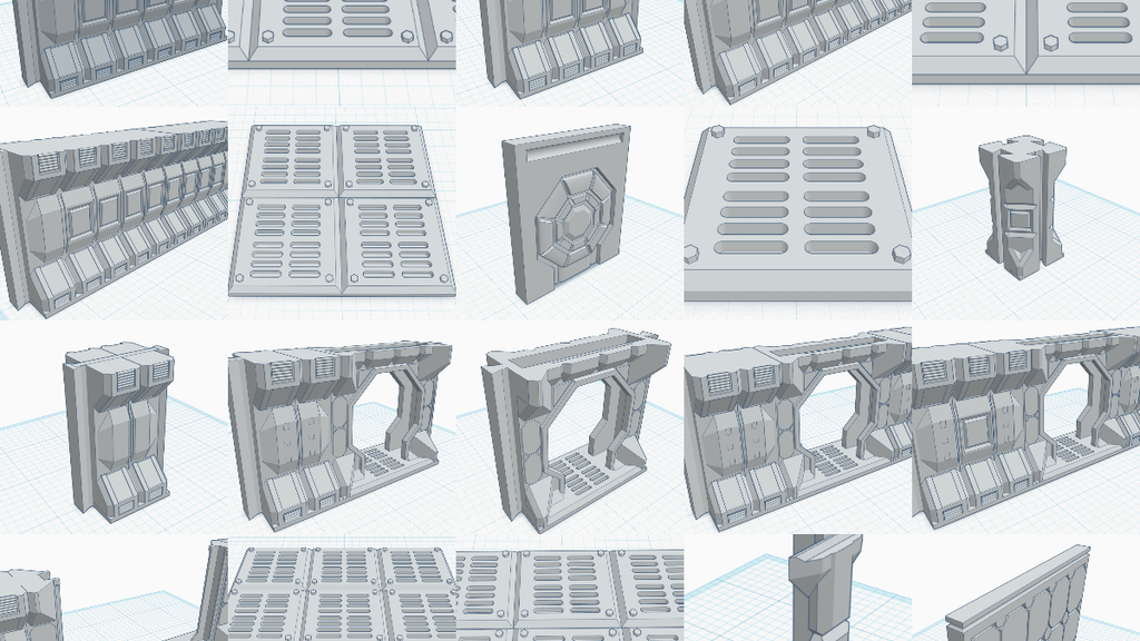 3D Printed Modular Sci-Fi Table Top Game Terrain STL Files – OnTableTop ...