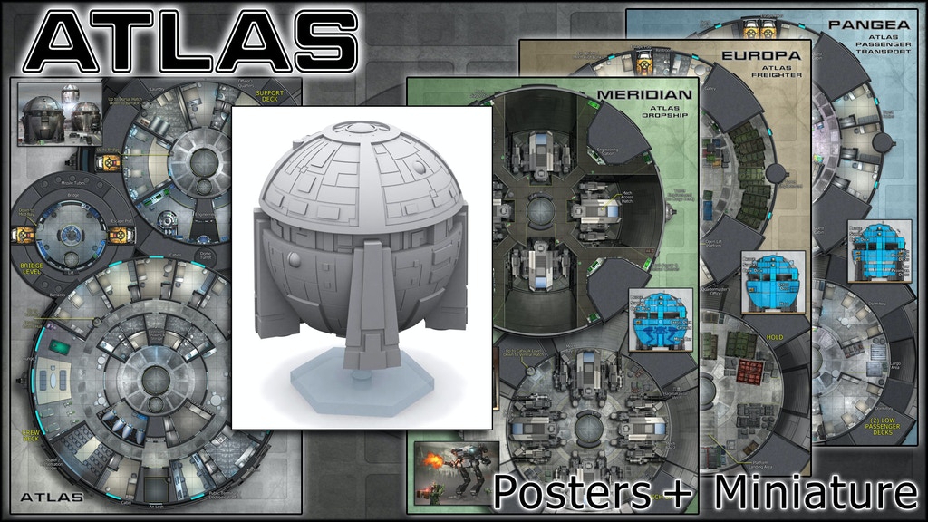 Atlas: Starship Maps & Miniature – OnTableTop – Home of Beasts of War