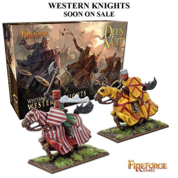 FireForge Preview Charging 28mm Plastic Western Knights – OnTableTop ...