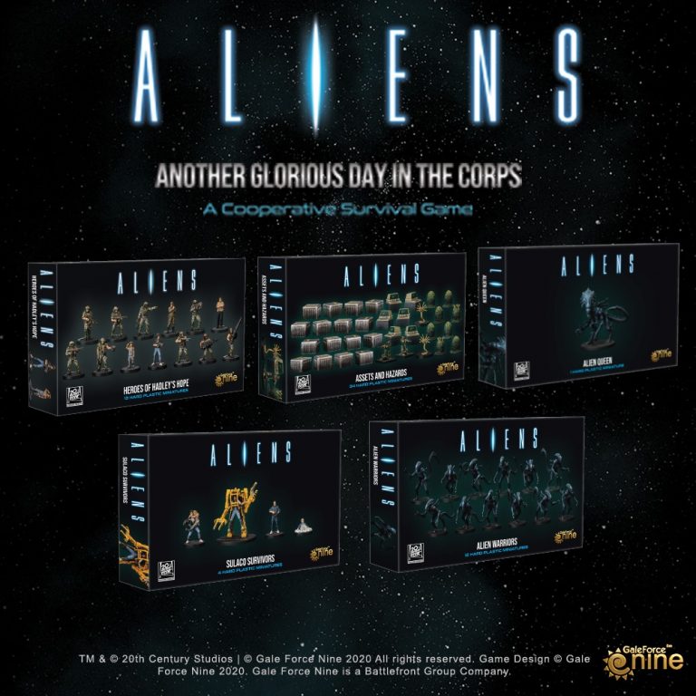 Gale Force Nine Offer Up New Aliens Board Miniatures Separately ...
