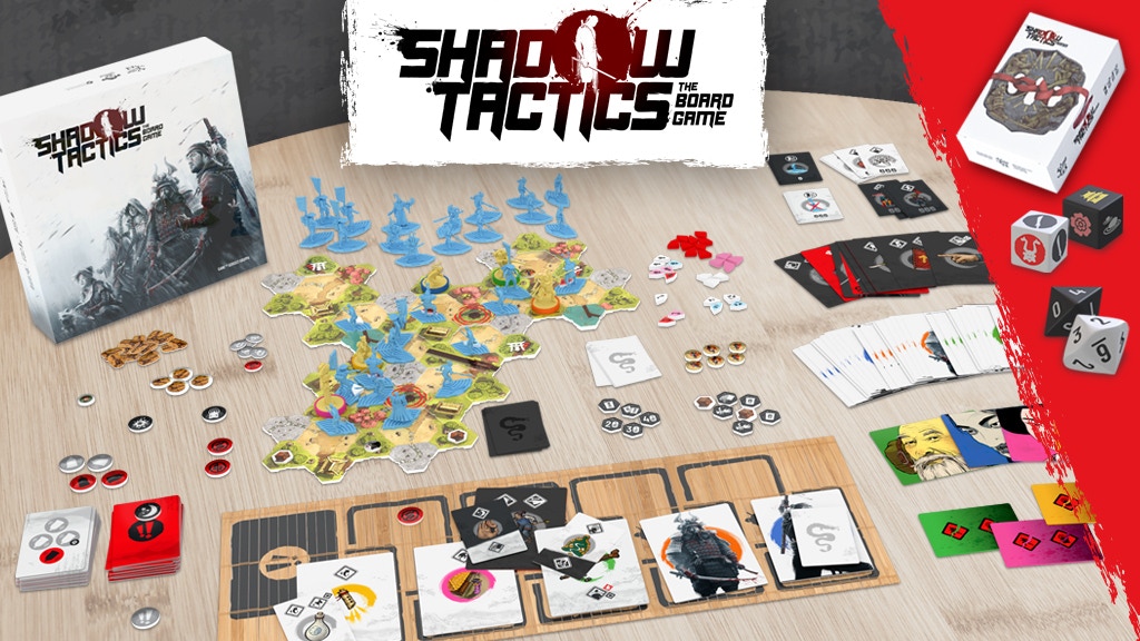 Shadow Tactics: the Board Game + solo/co-op Ronin expansion ...