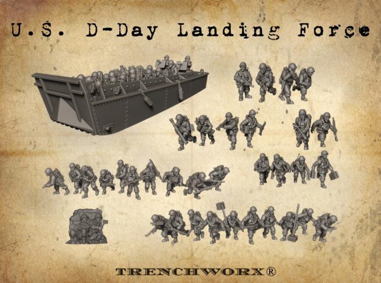 Trenchworx Taking Pre-Orders For New US D-Day Landing Set – OnTableTop ...