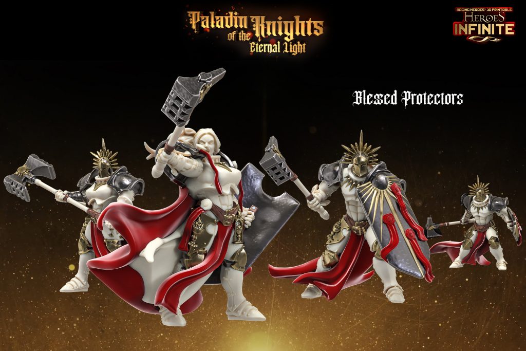 Raging Heroes’ Paladin Knights Now Available On Patreon! – OnTableTop ...