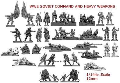 Victrix Update 12mm WWII Soviet Previews With Command Options ...