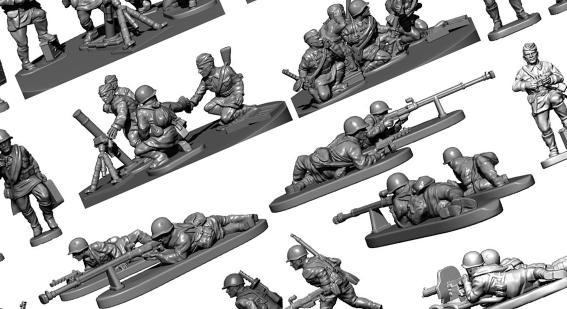 Victrix Update 12mm WWII Soviet Previews With Command Options ...