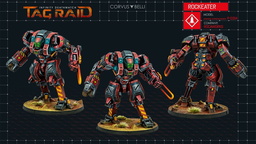 Corvus Belli Showcase Painted Infinity Deathmatch: TAG Raid Minis ...