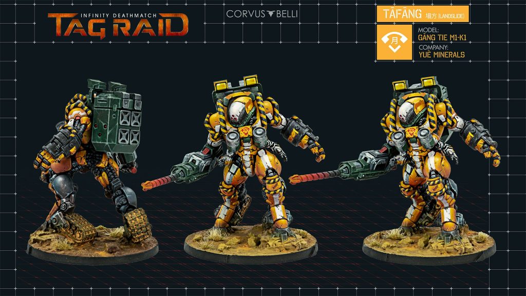 Corvus Belli Showcase Painted Infinity Deathmatch: TAG Raid Minis ...
