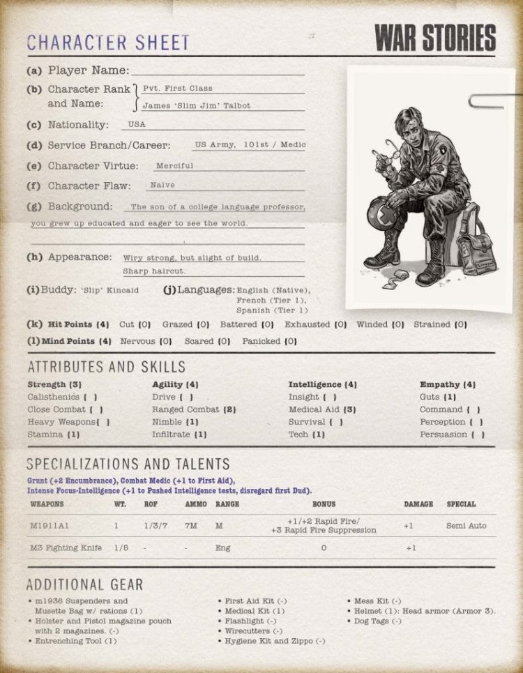 Meet The Characters Of Firelock Games’ War Stories WWII RPG ...