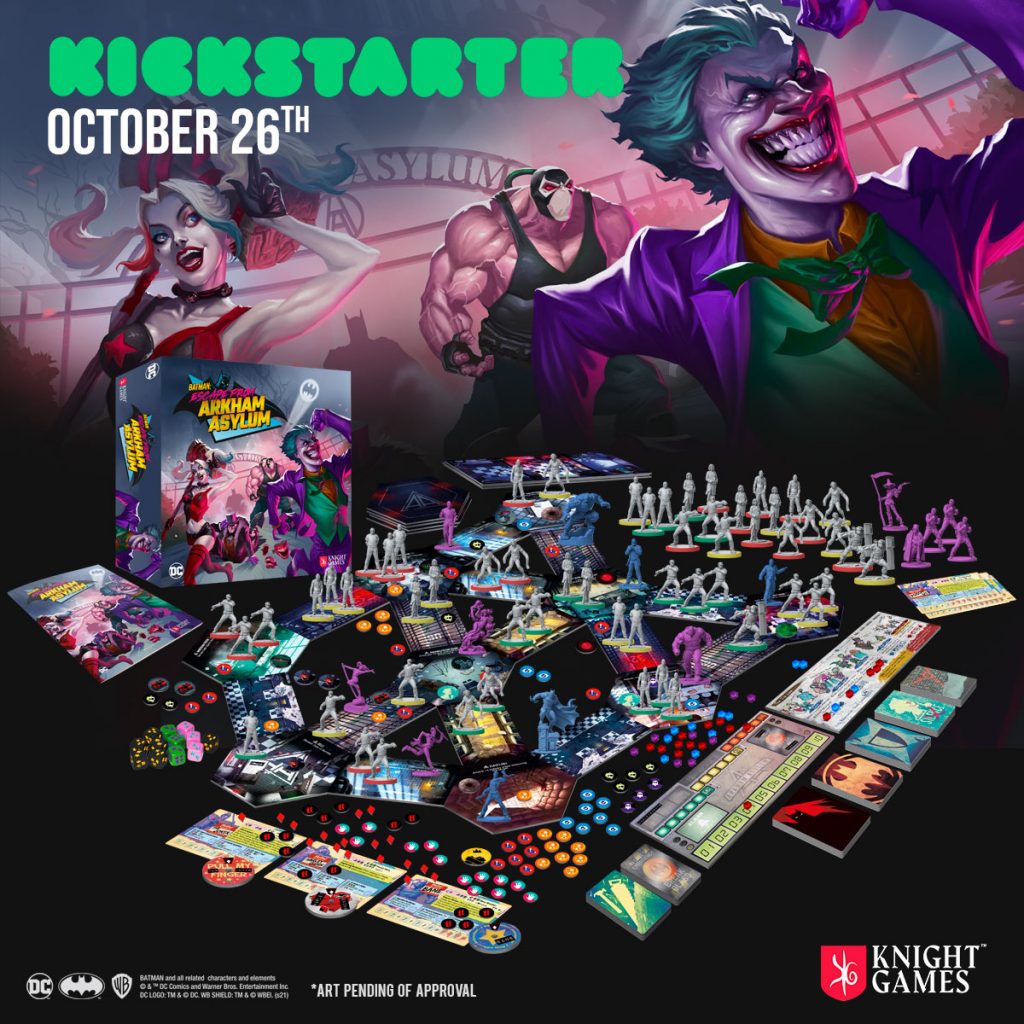 Full Batman: Escape From Arkham Asylum Contents Revealed – OnTableTop ...