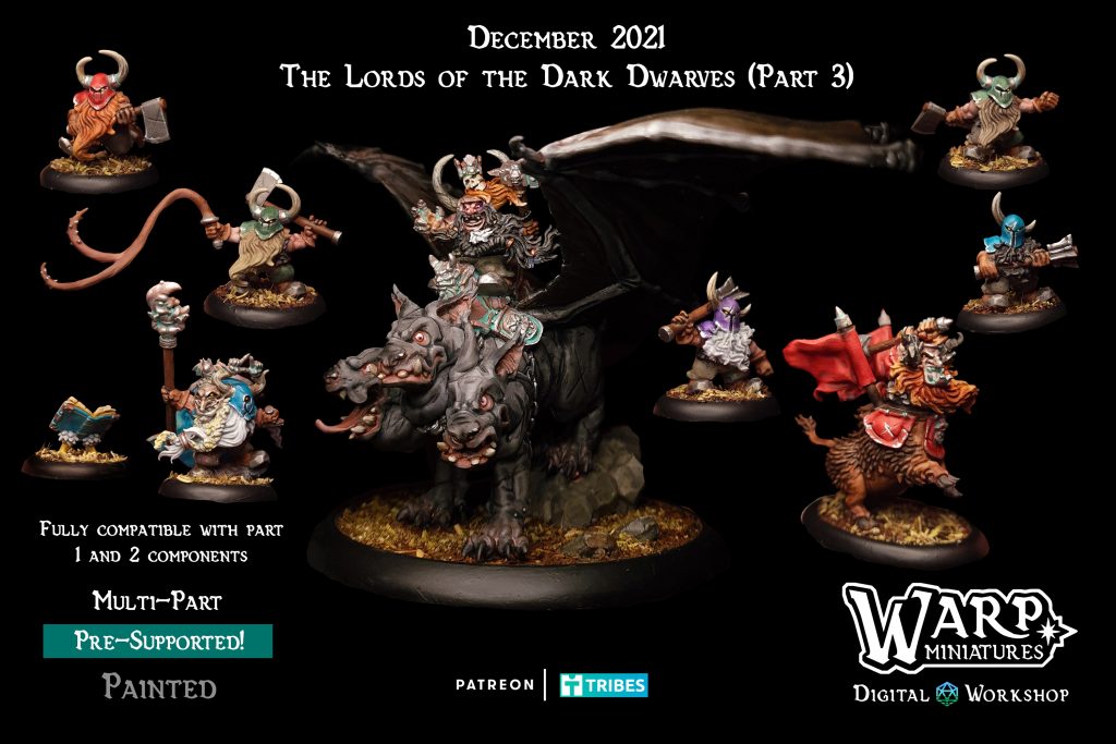 Warp Miniatures Bring Dark Dwarf Lords To Patreon + Baubles ...