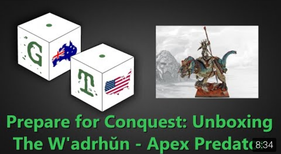 Prepare For Conquest: 32 – The W’adrhŭn Apex Predator – OnTableTop ...