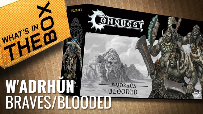 Unboxing: Conquest W’adrhŭn Braves & Blooded | Para Bellum Wargames ...