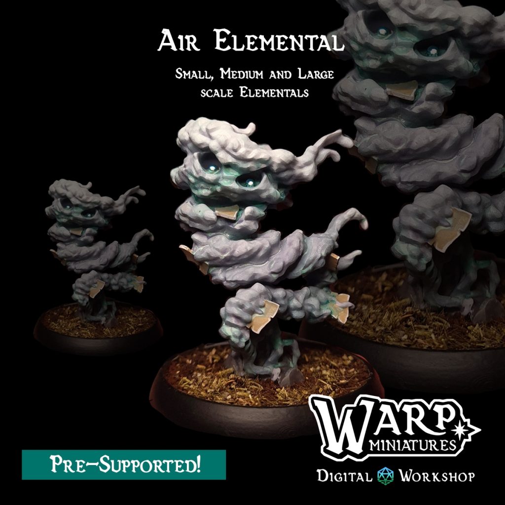 Warp Miniatures Summon Up Elemental Powers On Patreon – OnTableTop ...