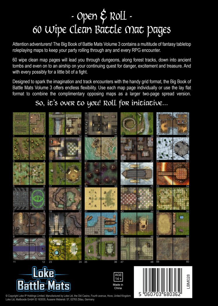 Loke BattleMats Preview Big Book Of BattleMats Volume III! – OnTableTop ...