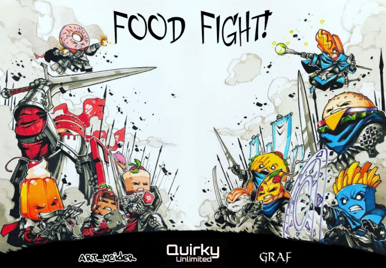 Prepare For A Cartoon Food Fight With Quirky Unlimited – OnTableTop ...