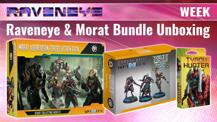 Amazing New Minis! Raveneye & Morat Aggression Forces Action Pack Unboxing | Infinity # ...
