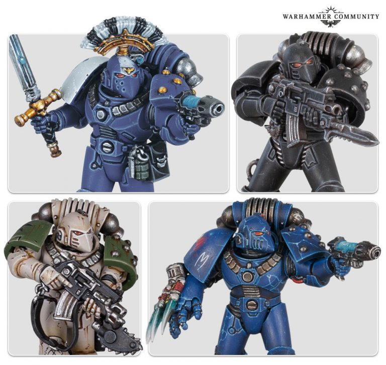 First Look At The Full Mark VI Horus Heresy Space Marine Kit ...