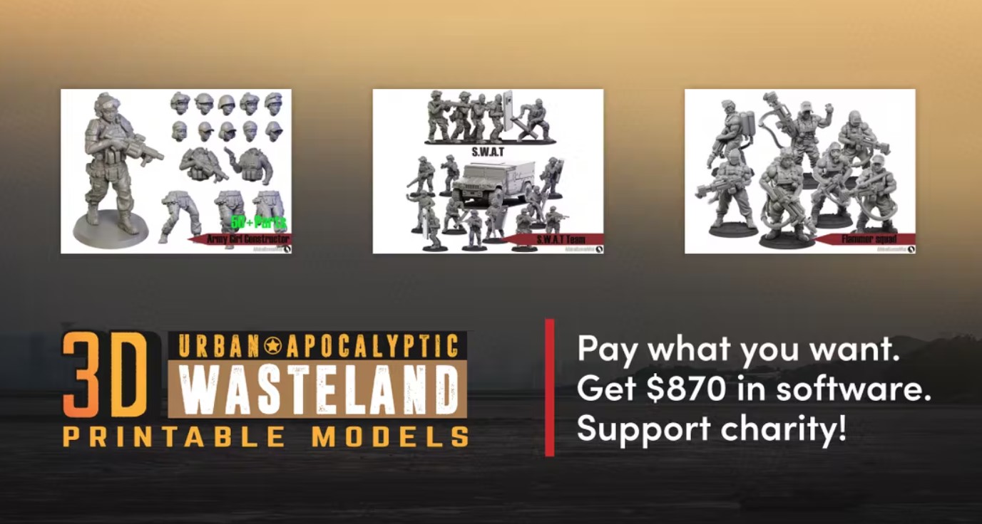 HUGE Post Apocalyptic STL File Haul On Humble Bundle – OnTableTop ...