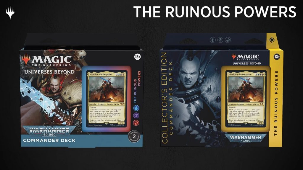 Wizards Give First Look At Magic & Warhammer 40K Crossover Sets ...