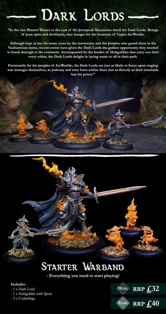 New Wizards & Dark Lords Join Warp Miniatures’ ArcWorlde! – OnTableTop ...