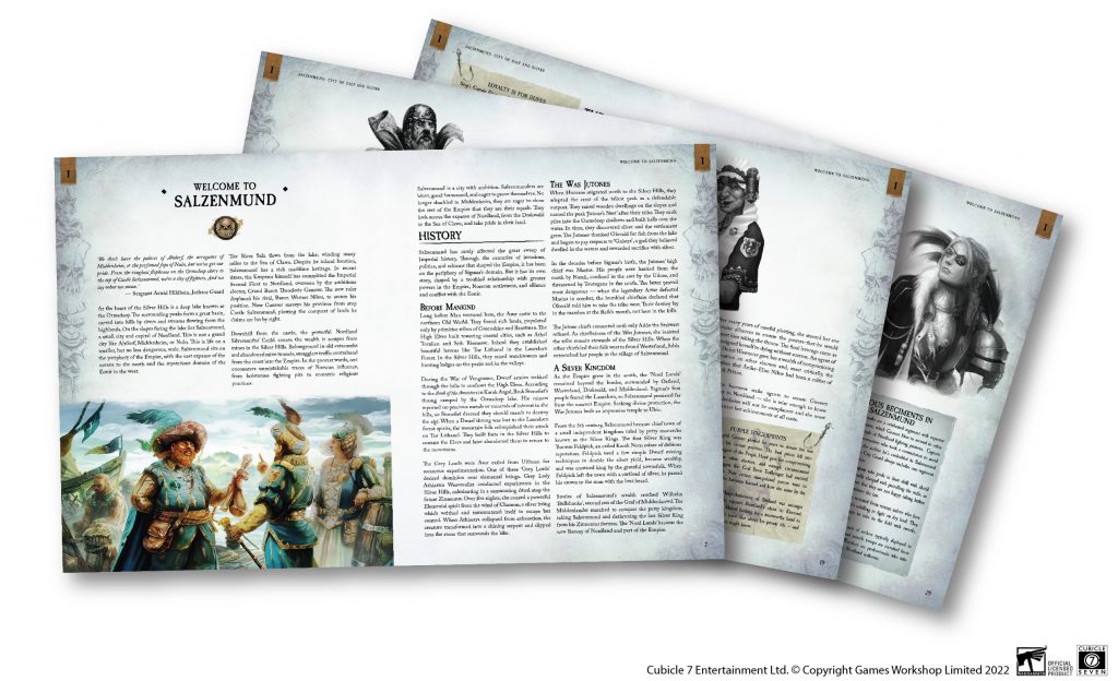 New WFRP Book On The Way! Salzenmund: City Of Salt And Silver ...