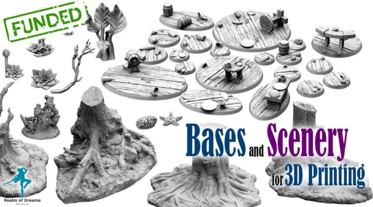 900+ Thematic Scenery & Bases STLs On Kickstarter! – OnTableTop – Home ...