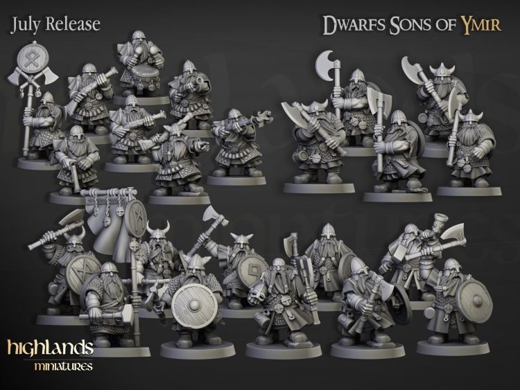 Highlands Miniatures Showcases Epic Sons Of Ymir Dwarves! – OnTableTop ...