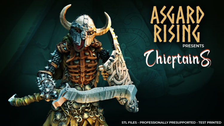 Asgard Rising Bring Three 54mm Chieftain Warriors To Kickstarter ...
