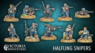 Victoria Minis’ Plastic & STL Halfling Snipers Arrive On Kickstarter ...