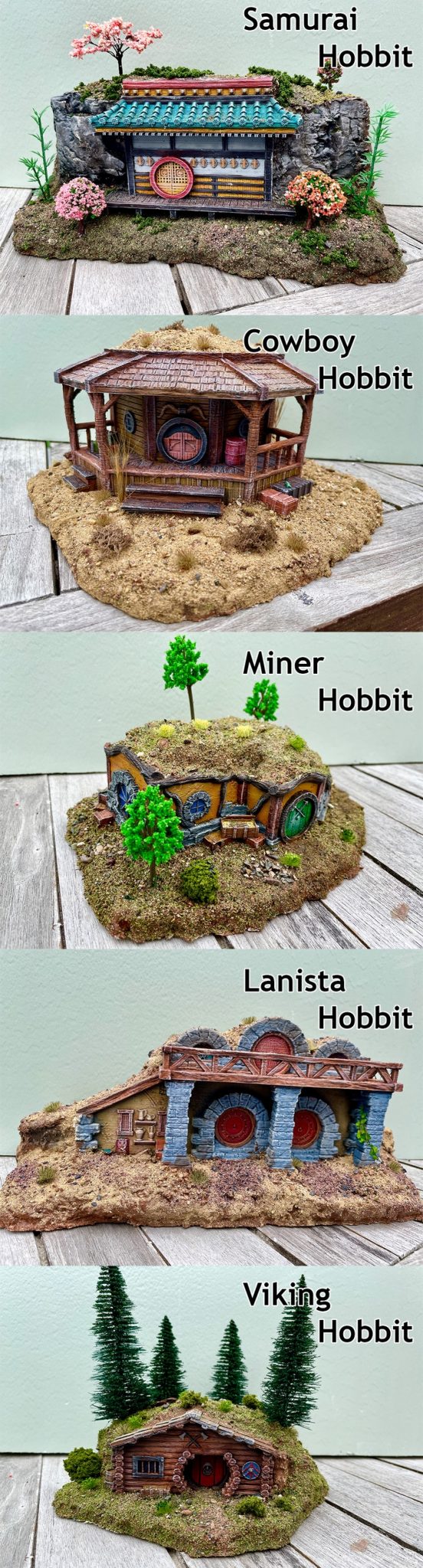 Settle Around The World With Unique STL Hobbit Holes – OnTableTop ...