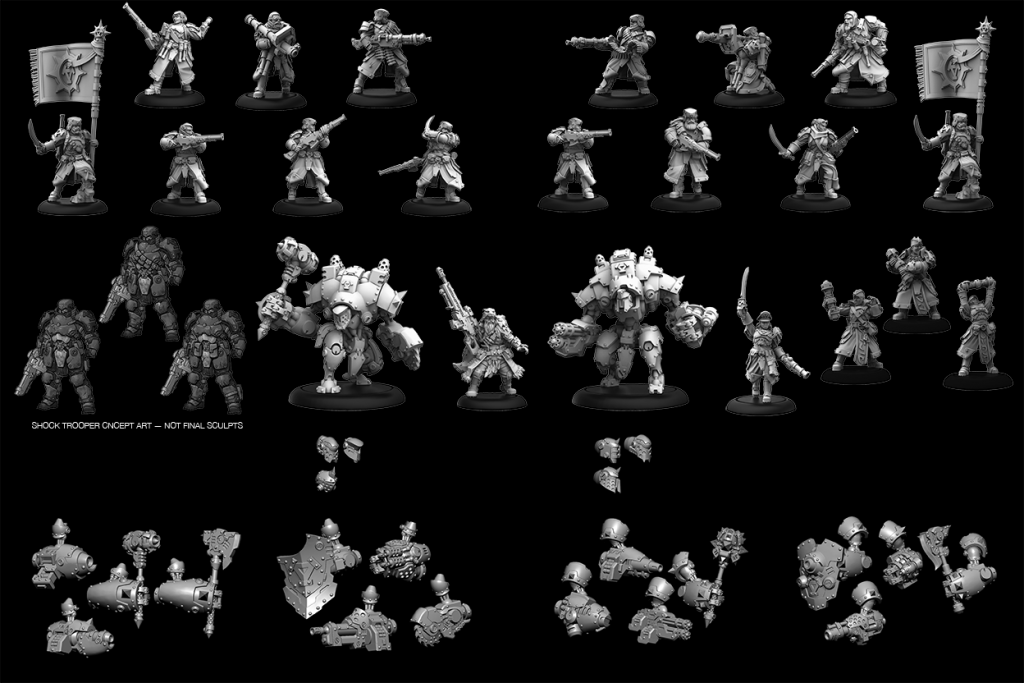 What’s Inside The New Warmachine MKIV Khador Core Army Box ...