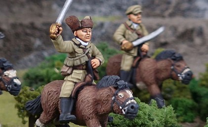 Trotting Mongolian Cavalry Troop For Warlord’s Bolt Action: Korea ...