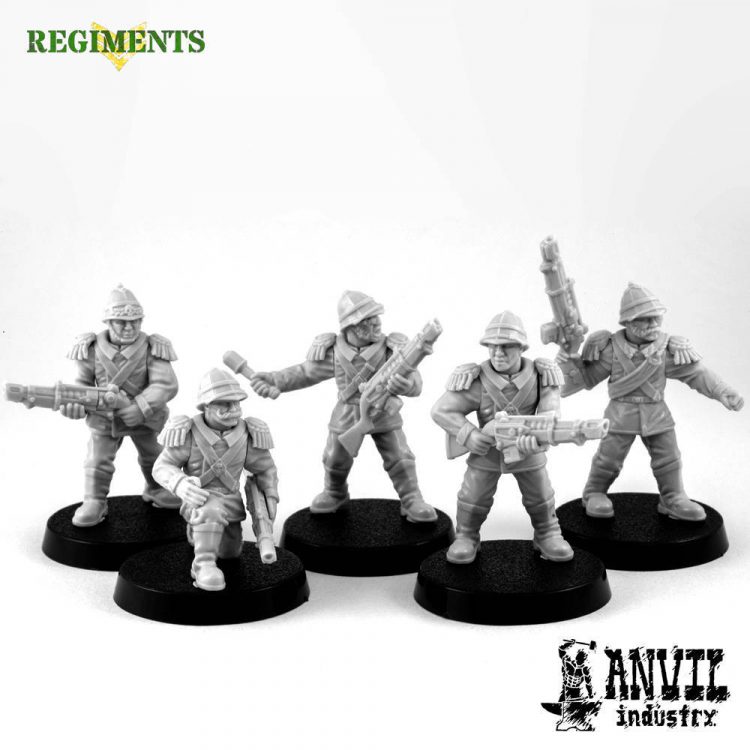 Anvil Industry Do Up 28mm Sci-Fi Soldiers In Their Dress Uniform ...