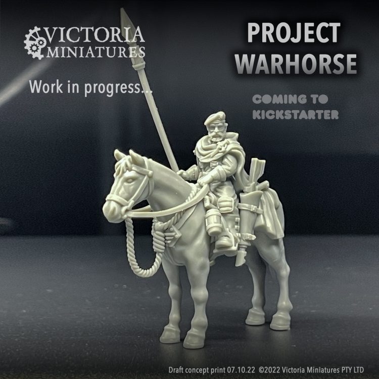 Victoria Miniatures Tease Project Warhorse For Sci-Fi Wargaming ...