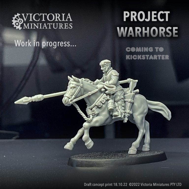 Victoria Miniatures Tease Project Warhorse For Sci-Fi Wargaming ...