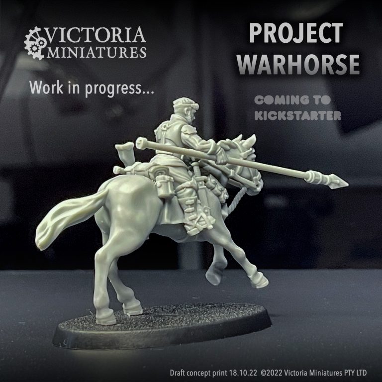 Victoria Miniatures Tease Project Warhorse For Sci-Fi Wargaming ...