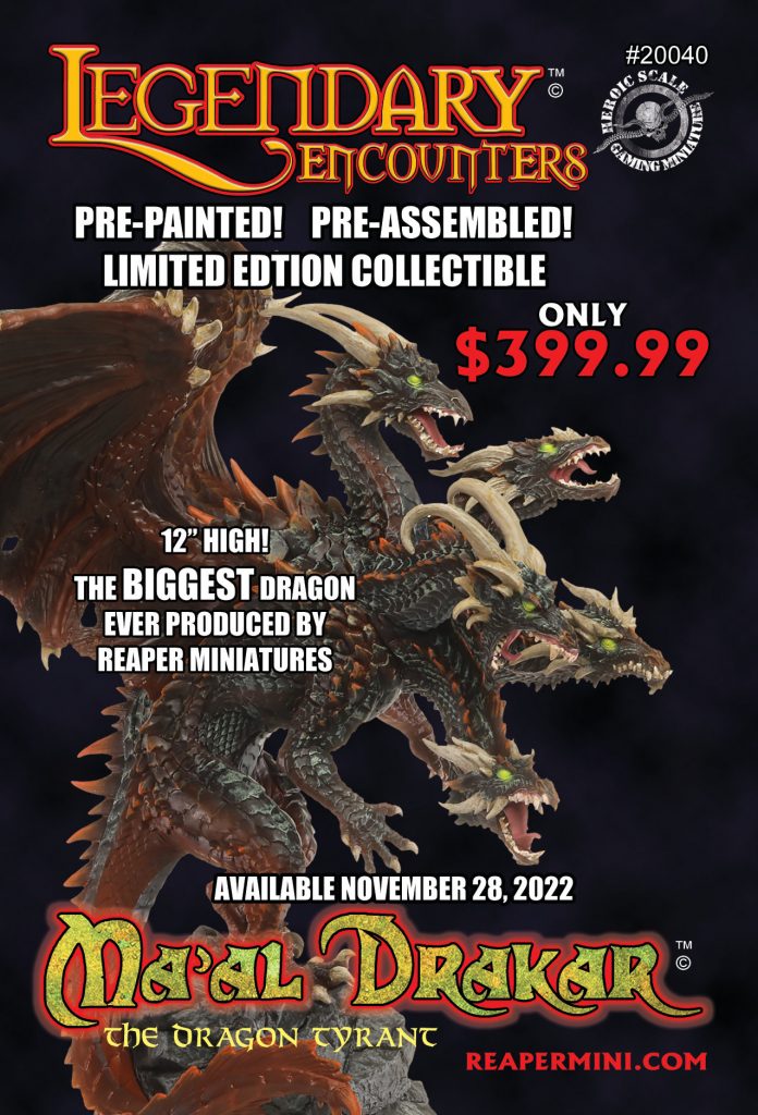 Reaper Reveal The Epic Ma’al Drakar, The Dragon Tyrant! – OnTableTop ...
