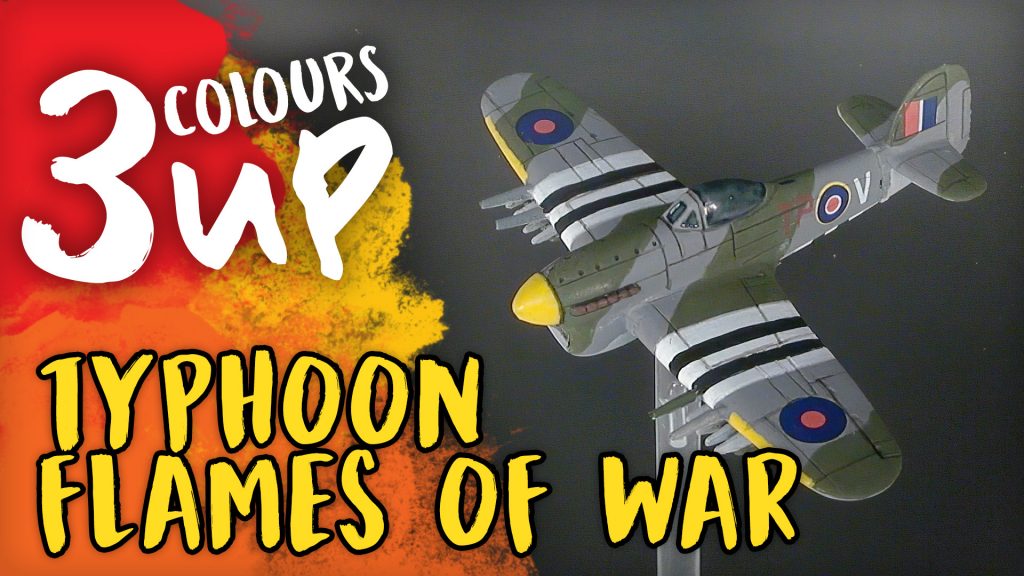 15mm WW2 Typhoon Ground Attack Aircraft Painting Tutorial | Flames Of ...