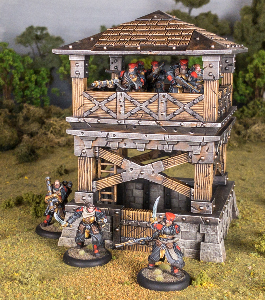 Take Cover In Warmachine’s New Guard Tower Terrain – OnTableTop – Home ...