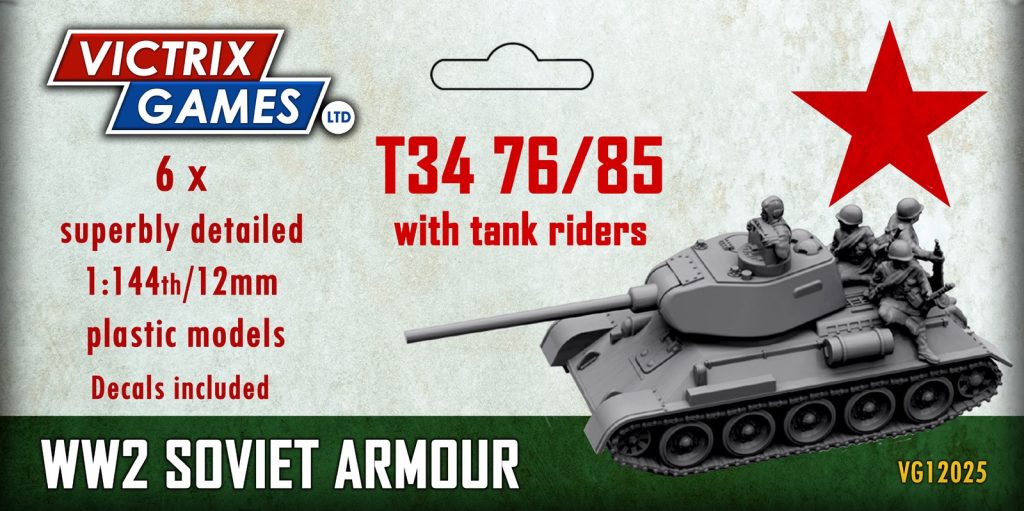 New WW2 Soviet T34 76/85 Plastic Kit Available From Victrix ...