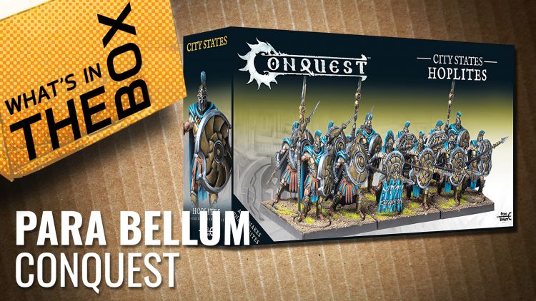 Unboxing: Conquest – Hoplites/Phalangites | Para Bellum Wargames ...