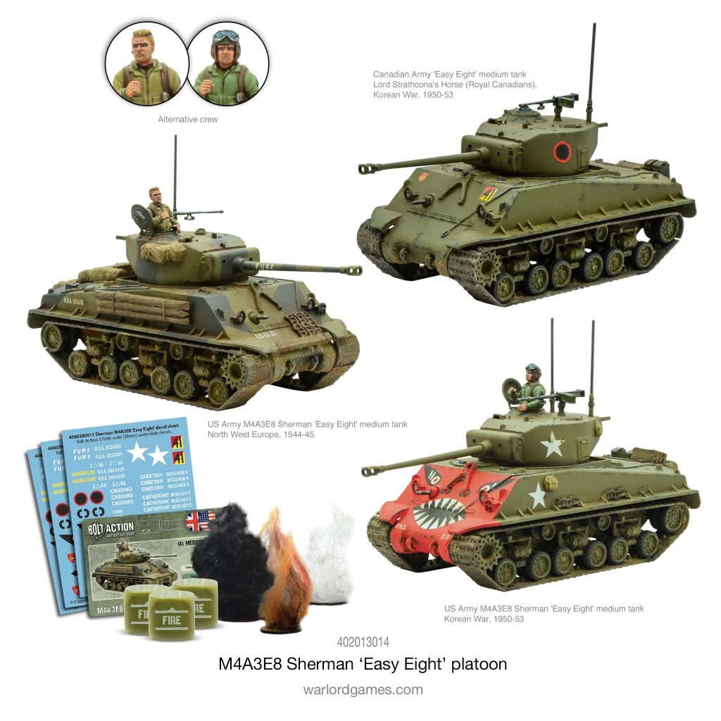 Snap Up A Sherman Easy Eight Platoon For Warlord’s Bolt Action ...