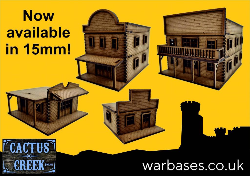 Warbases Preview New 15mm Wild West Cactus Creek Terrain – OnTableTop ...