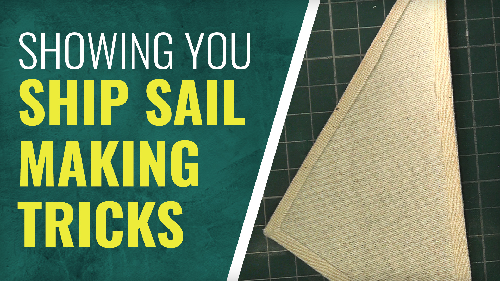 Gerry Can Show You How To Make Realistic Canvas Sails – OnTableTop ...