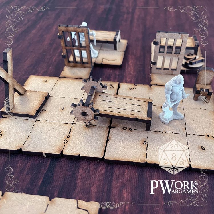 Explore New RPG Dungeon Tiles From PWork Wargames – OnTableTop – Home ...