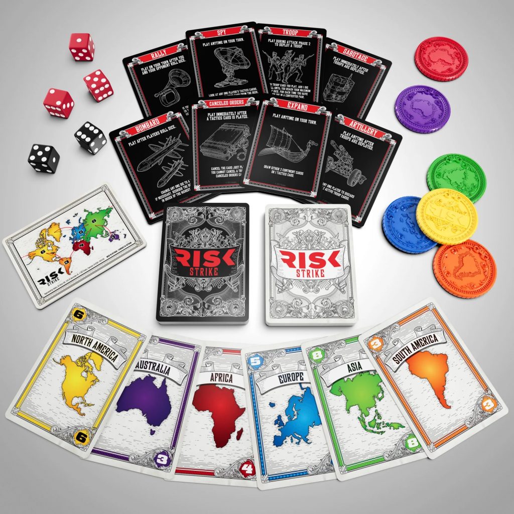 Play Out World Domination Quickly With Risk Strike Card Game ...